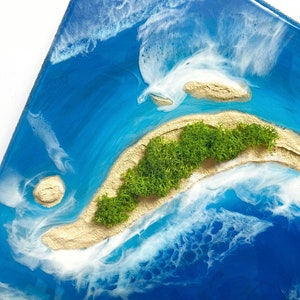 Islands Epoxy Resin Art Wall Art Wall Decor Sea Decor - Etsy UK