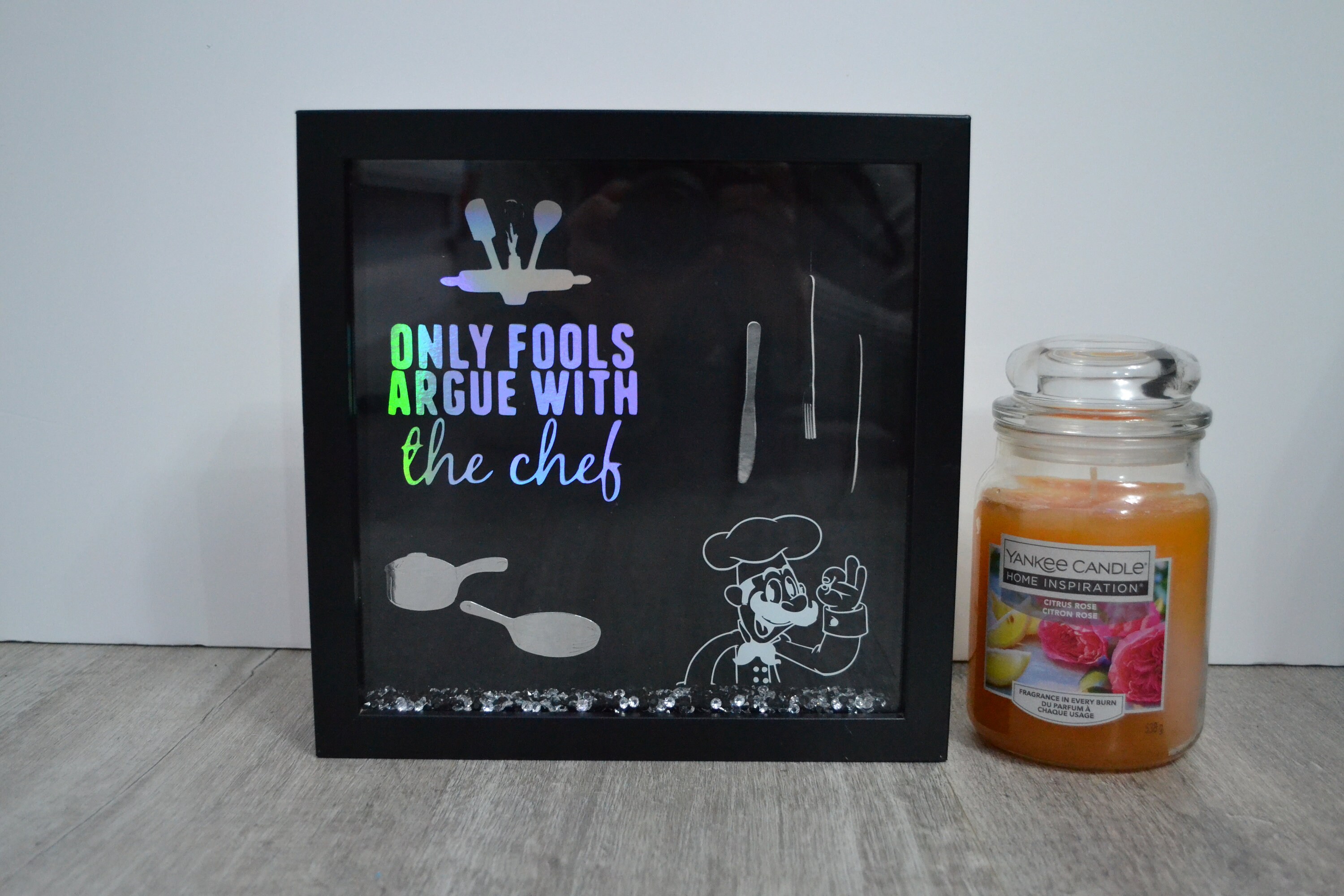 Chef Frame, Chef, Box Frame, Male, Men's, Only Fools Argue With the ...