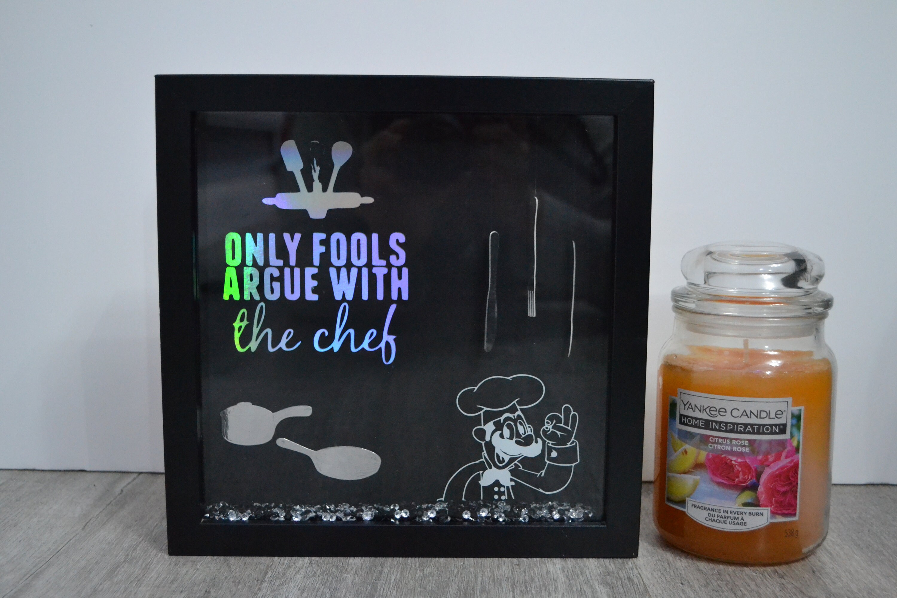 Chef Frame, Chef, Box Frame, Male, Men's, Only Fools Argue With the ...