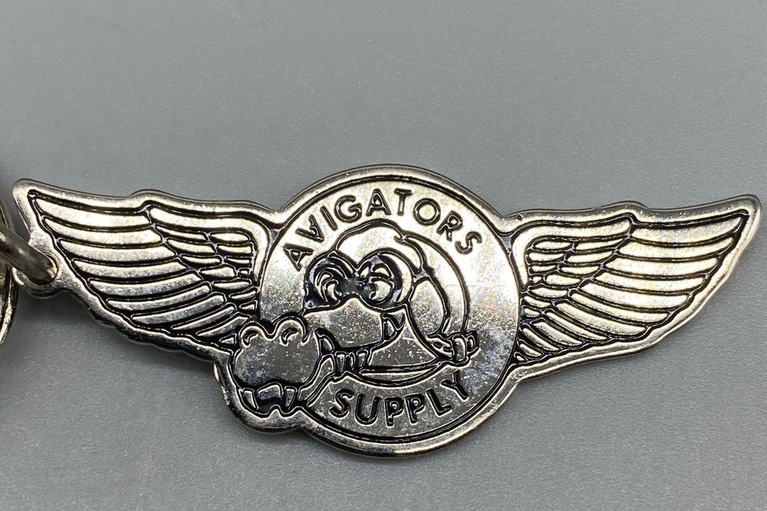 Vintage Disney’s Pleasure Island Avigators Supply Keychain, Pre-2000 - Etsy