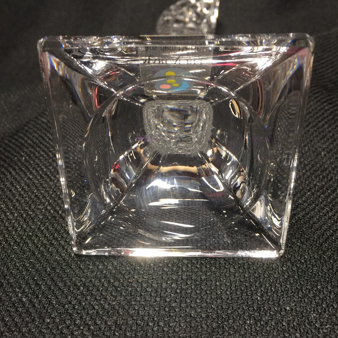 Marc Aurel crystal candlestick Nachtmann Germany - Etsy