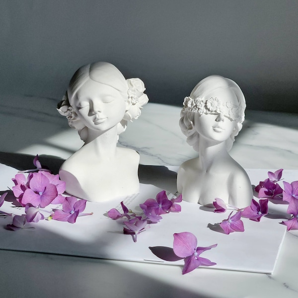 Female Concrete Statues - Etsy