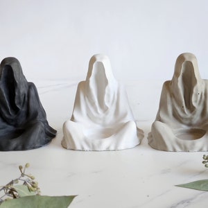 Jesmonite Ghost Candle Holder-halloween Ghost Decorations for Fall ...