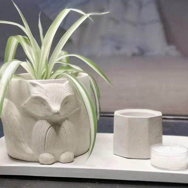 Fox Flower Pot - Etsy
