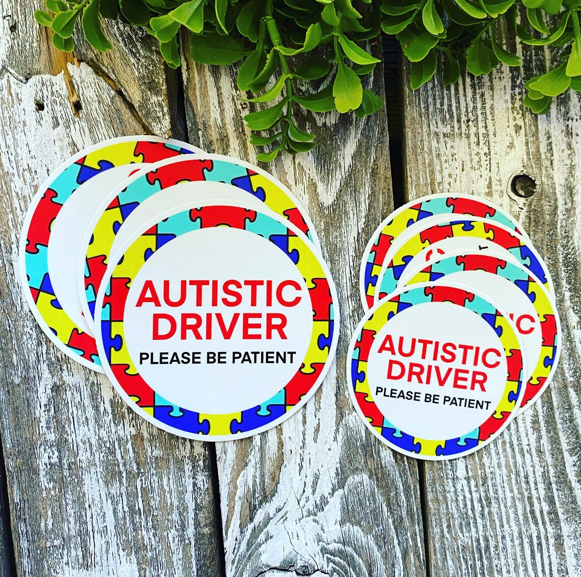 Autistic Driver Decal Autism Safety Sticker Emergency Decal - Etsy