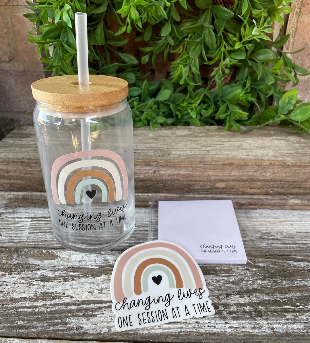 Therapist Gift Set, Changing Lives One Session at a Time, ABA Sticker ...