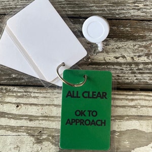 Behavior Support Badge Reel, Communication Card Lanyard, Special ...
