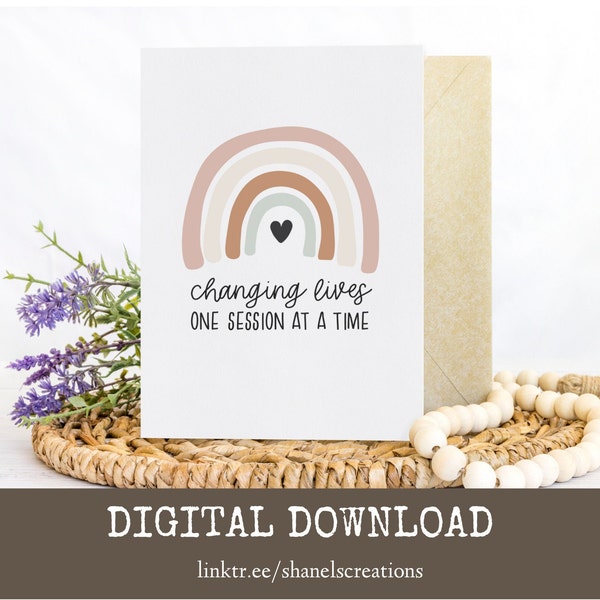 Therapist Card - Etsy