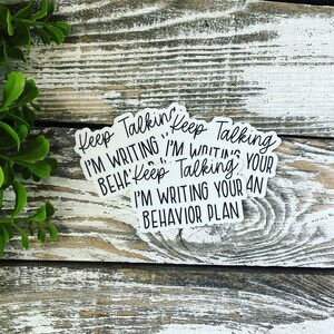 Funny ABA Stickers Planned Ignoring Behavior Plan ABA - Etsy