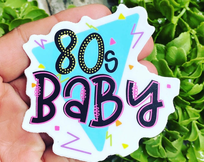 Made in the 80s Sticker, Rainbow Made in the 80s Sticker, 80s Laptop ...