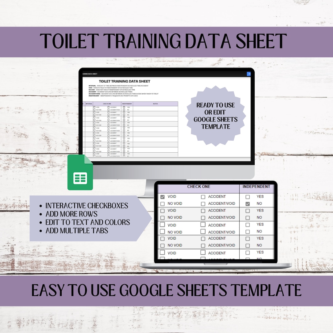 Toilet Training Data Sheet, ABA Data Sheet, Special Education Data ...