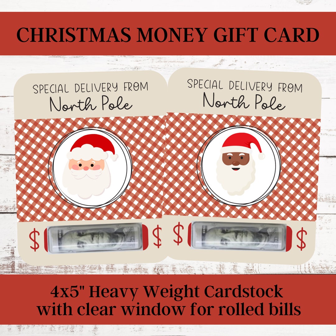 Gift From Santa, Christmas Money Holder for Kids, Special Delivery From ...