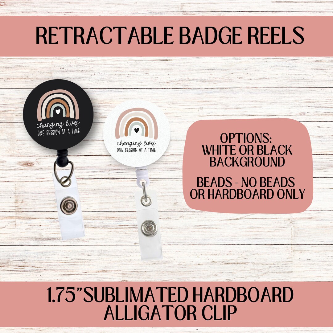 ABA Badge Reel, Changing Lives One Session at a Time, Therapist Badge ...