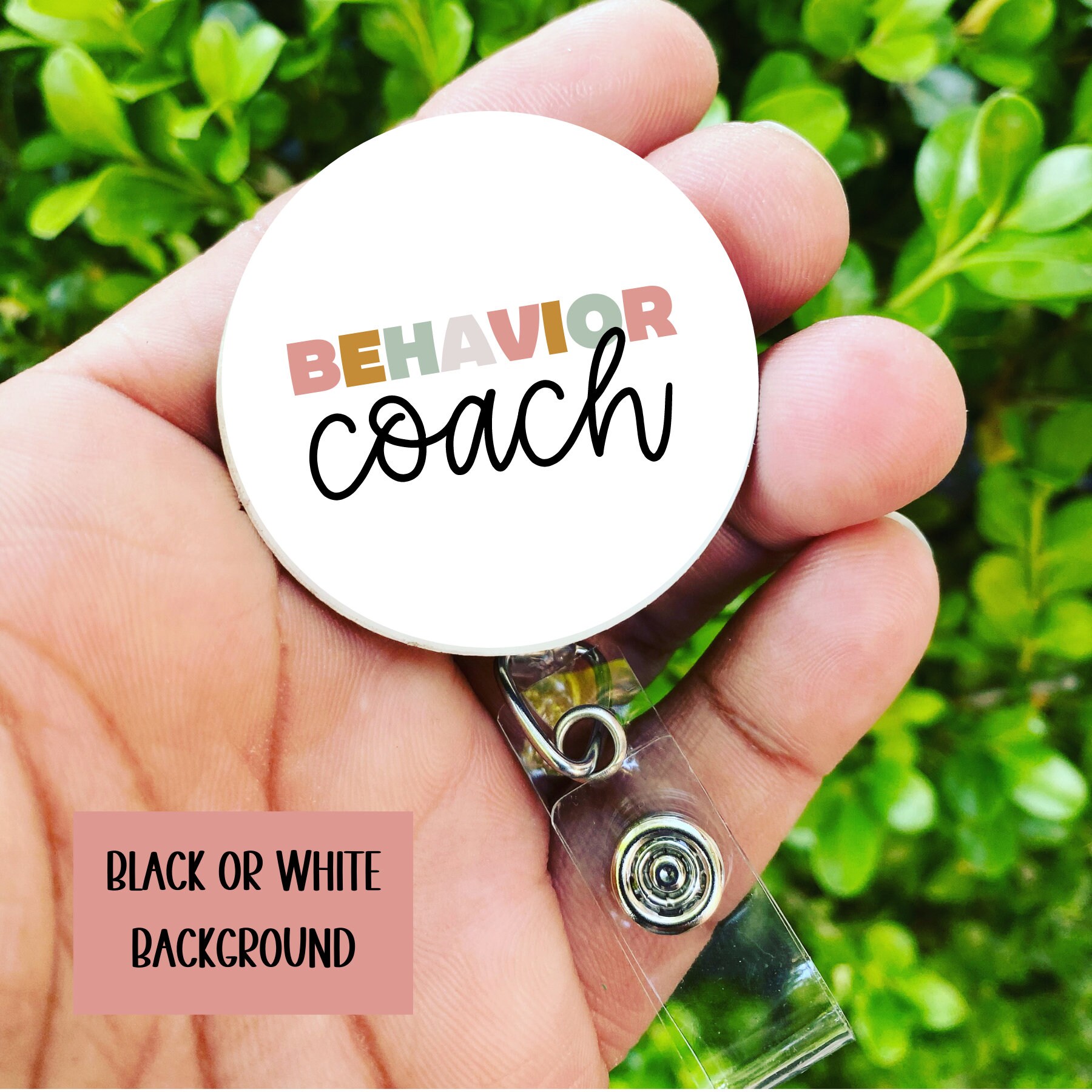 Behavior Badge Clip, Special Education Badge Reel, Behavior Specialist ...