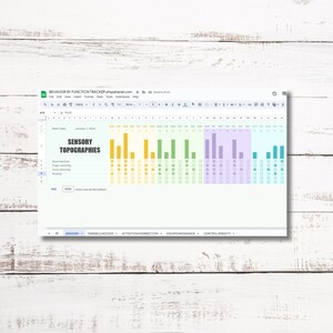 Digital FBA Data Sheet, Functional Behavior Data Spreadsheet, Editable ...