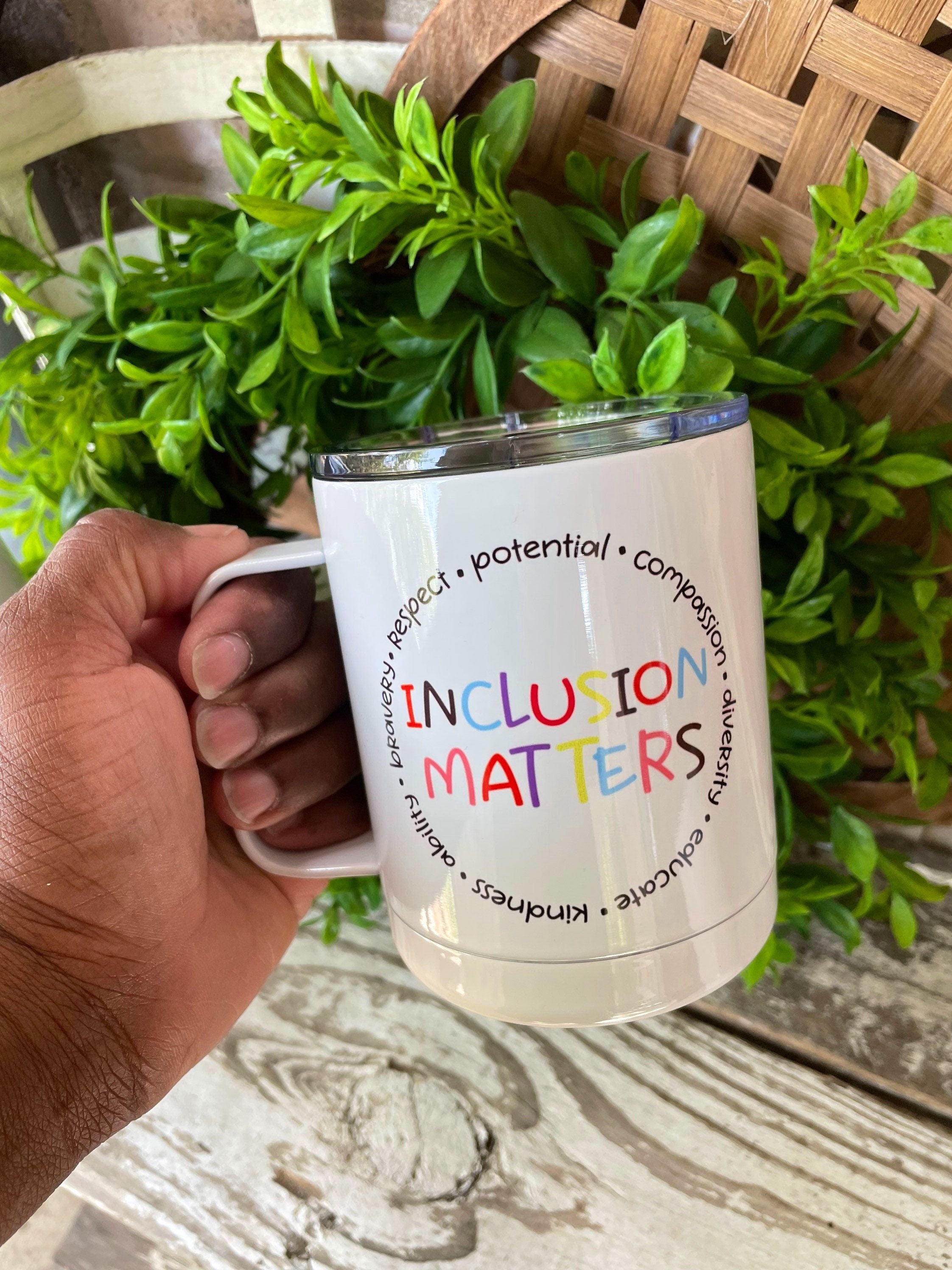 Inclusion Matters Tumbler Inclusion Ice Coffee Cup Inclusion - Etsy