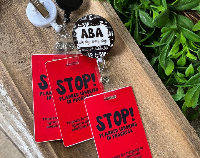 RBT Badge Reel, Registered Behavior Technician Badge Reel, Registered ...