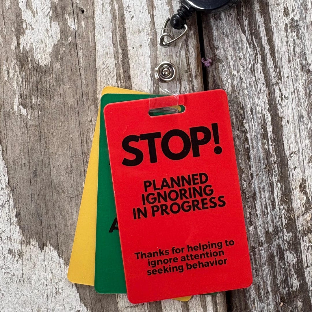 Special Education Behavior Management, Behavior Support Badge Cards ...