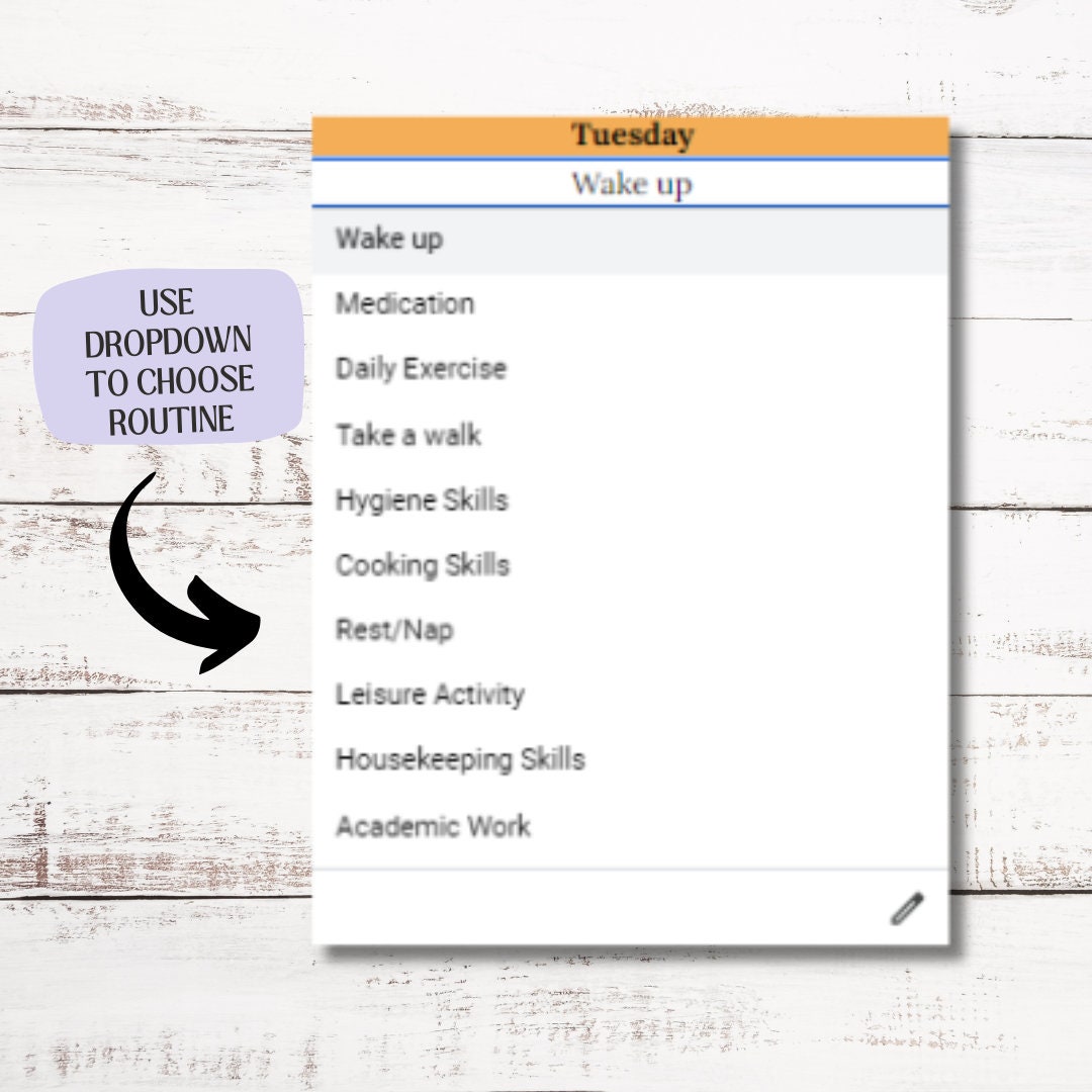 Digital Daily Routine Spreadsheet, Homeschool Schedule Template ...
