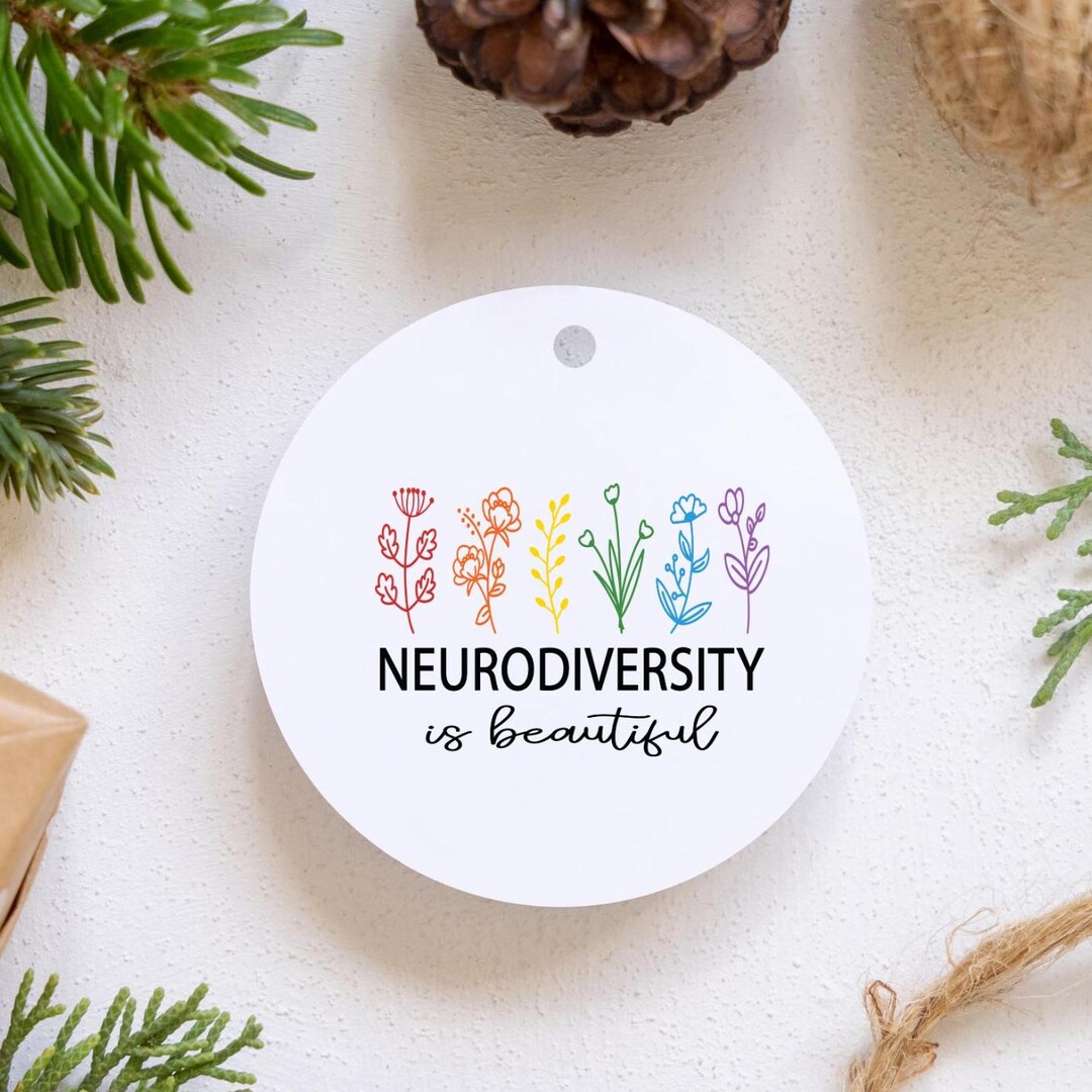 Neurodiversity is Beautiful, Holiday Decoration, ABA Therapist ...