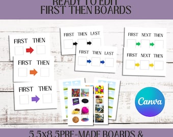 Simple First Then Board for Behavior Management - Etsy
