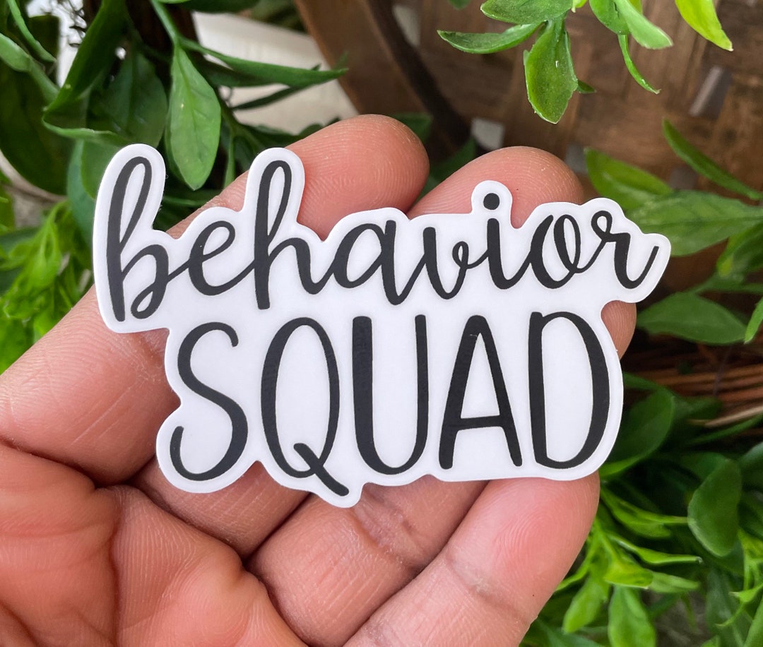 Behavior Squad Sticker, Aba Therapy Gift, Behavior Analyst Sticker ...
