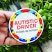 Autistic Driver Decal Autism Safety Sticker Emergency Decal - Etsy