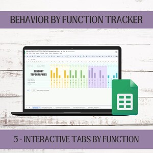 Digital FBA Data Sheet, Functional Behavior Data Spreadsheet, Editable ...