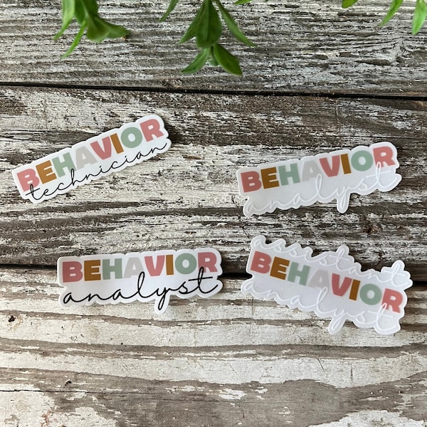 Behavior Technician Laptop Stickers - Etsy