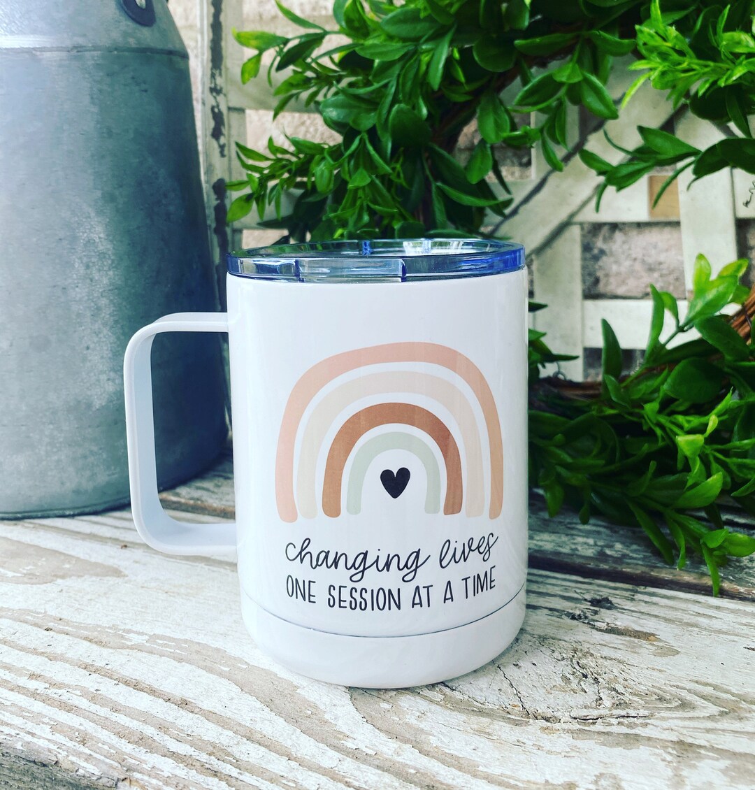 Changing Lives One Session at A Time, Aba Therapist Travel Mug, Aba ...