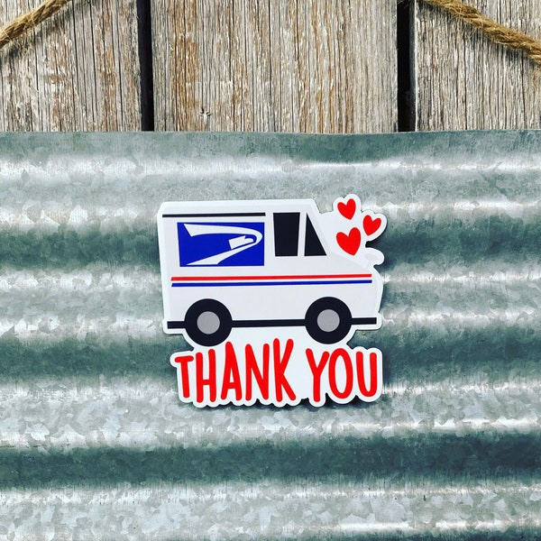 Thank You Mailbox Decal - Etsy