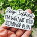Funny ABA Stickers Planned Ignoring Sticker Behavior Plan - Etsy