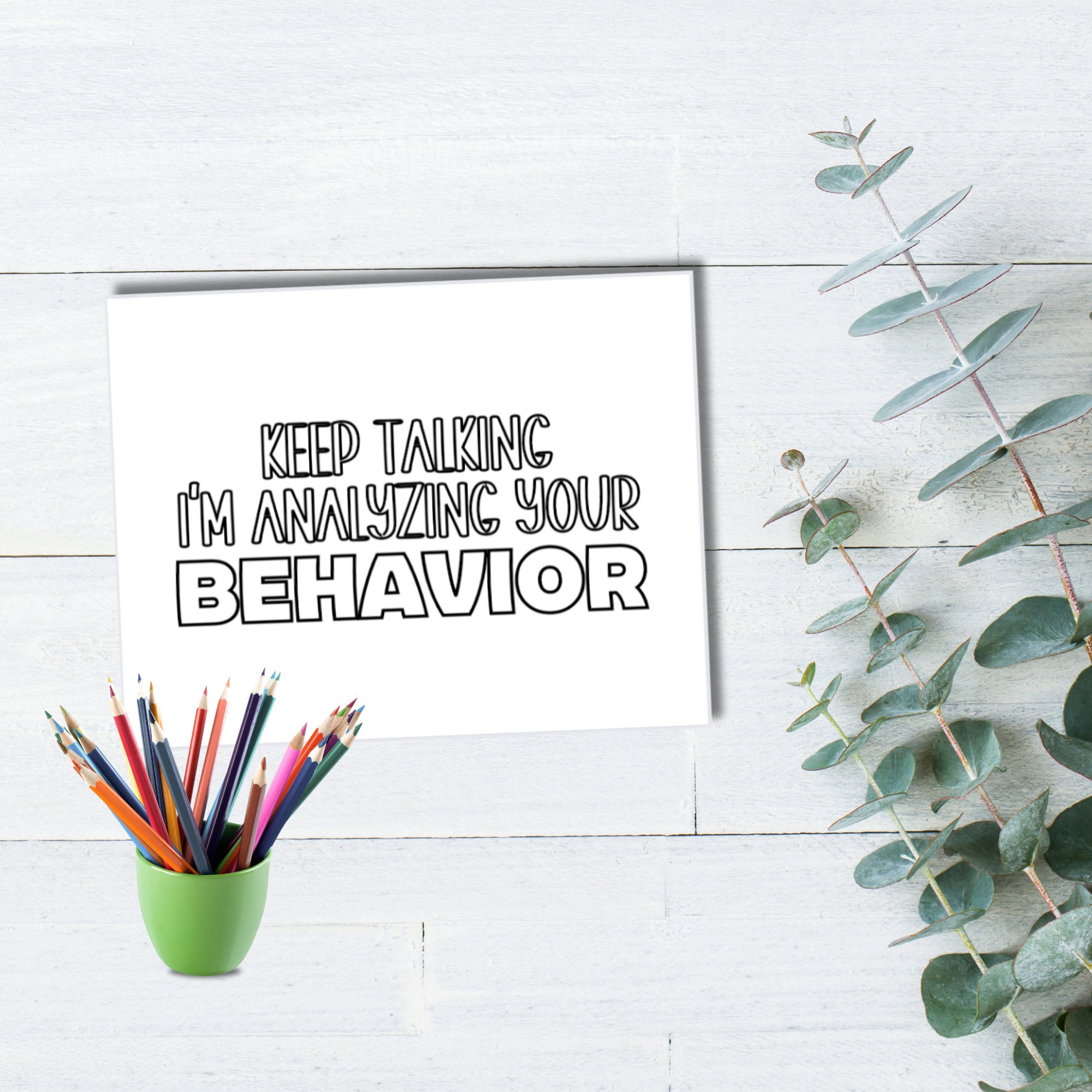 ABA Coloring Book, ABA Coloring Pages, Behavior Analyst, Behavior ...