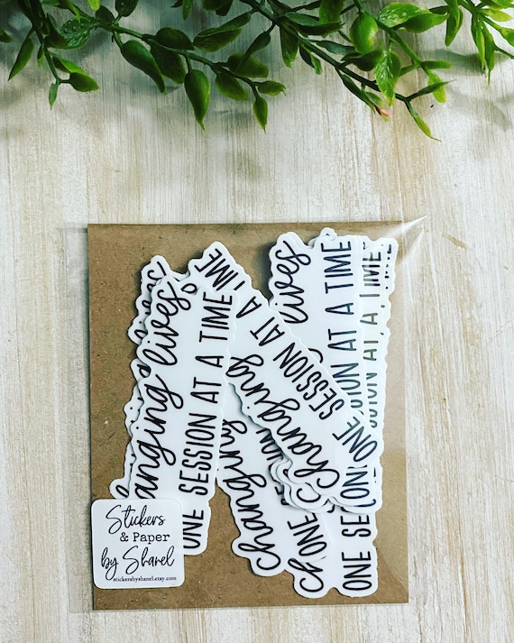 Changing Lives One Session at a Time ABA Sticker Behavior | Etsy