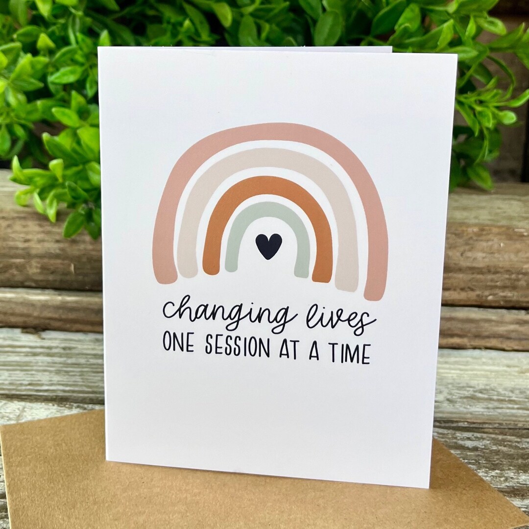 Changing Lives One Session at a Time Card, ABA Greeting Card, ABA ...