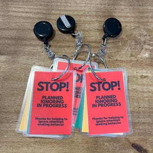 Behavior Support Badge Reel, Communication Card Lanyard, Special ...
