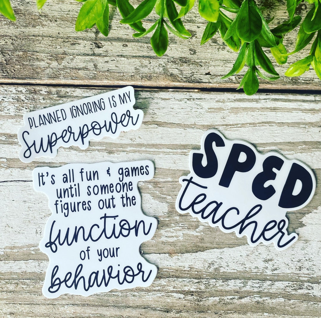 Special Education Sticker Pack, Special Ed Teacher Sticker, Sped ...