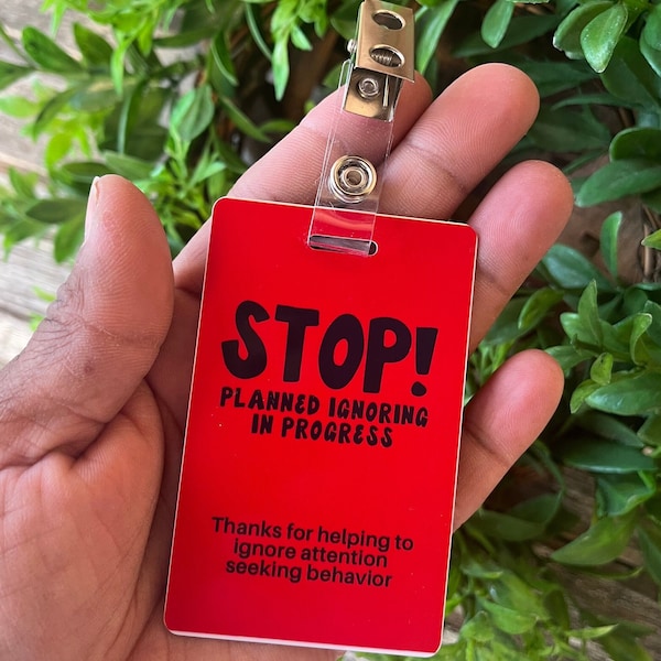 Behavior Badge Card - Etsy