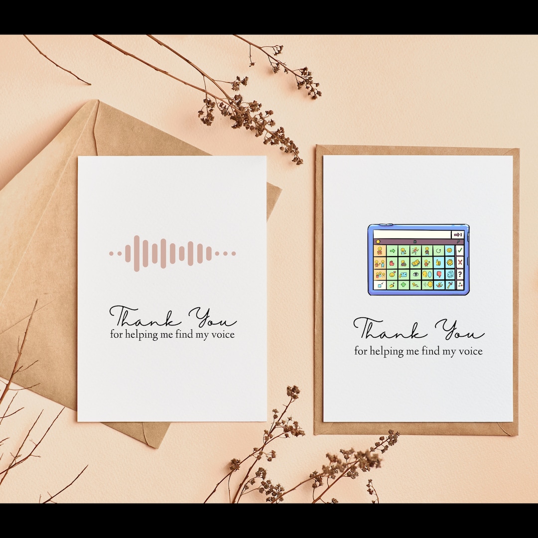 ABA Therapy Card, Speech Therapy, Speech Language Pathologist, Thank ...