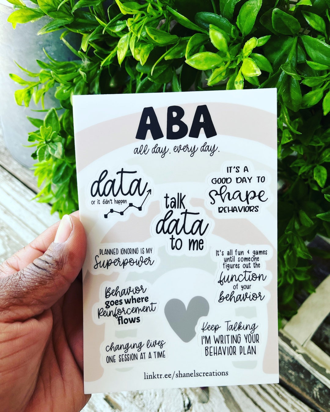ABA Sticker Sheet, Aba Planner Stickers, Behavior Analyst Stickers, Aba ...