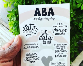 Funny Aba Stickers - Etsy