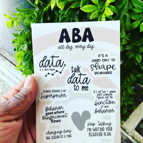 Funny Aba Stickers - Etsy