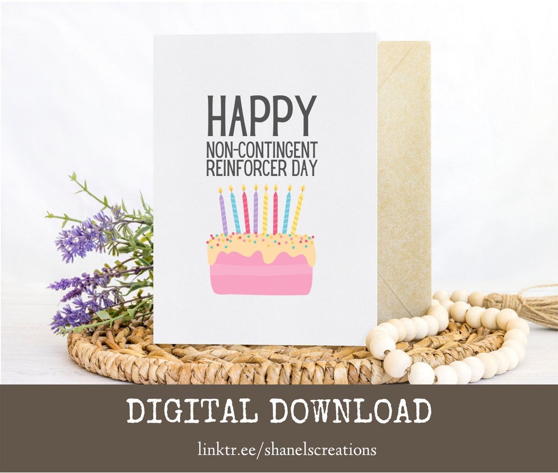 ABA Birthday Card Digital Download Happy Non-contingent - Etsy