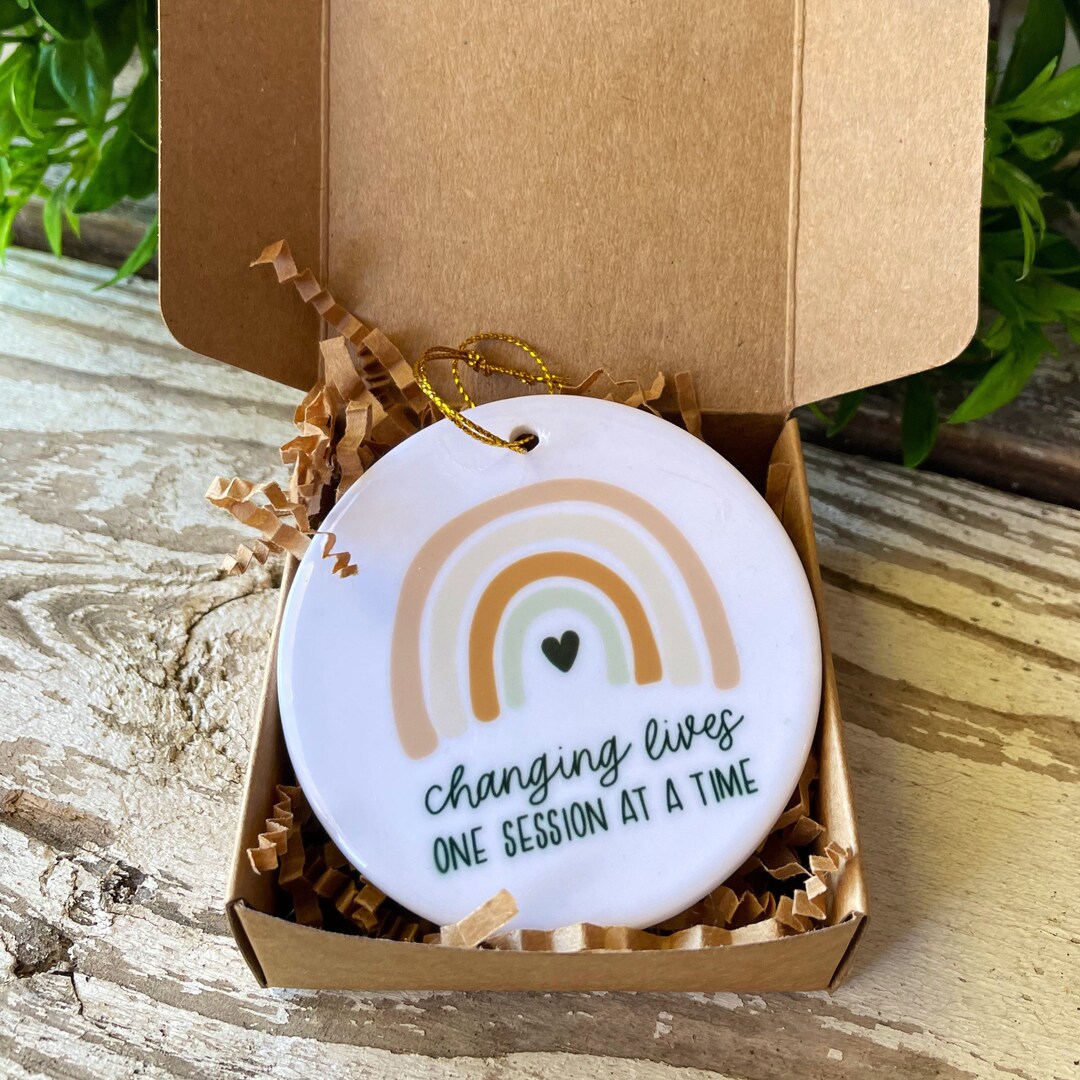 Changing Lives One Session at a Time Christmas Ornament ABA - Etsy