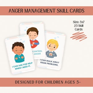 Emotions and Self Regulation Cards, Homeschool Flashcards, Social ...