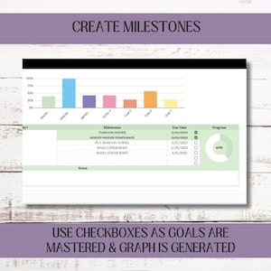 Digital Goal Spreadsheet, ABA Data Collection, IEP Planner, Homeschool ...