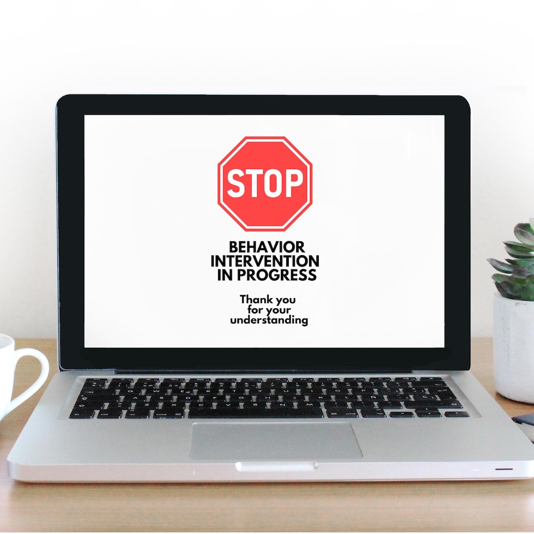 Stop Behavior Intervention in Progress Transparent PNG File, Instant ...