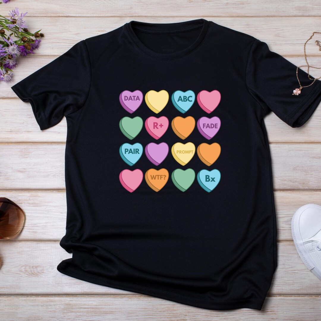 Behavior Conversation Hearts Shirt, ABA Therapist Apparel, Special Ed ...