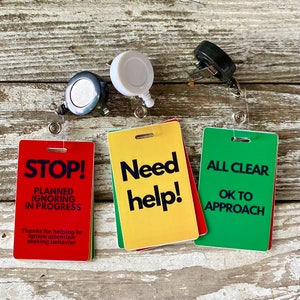 Special Education Behavior Management, Behavior Support Badge Cards ...