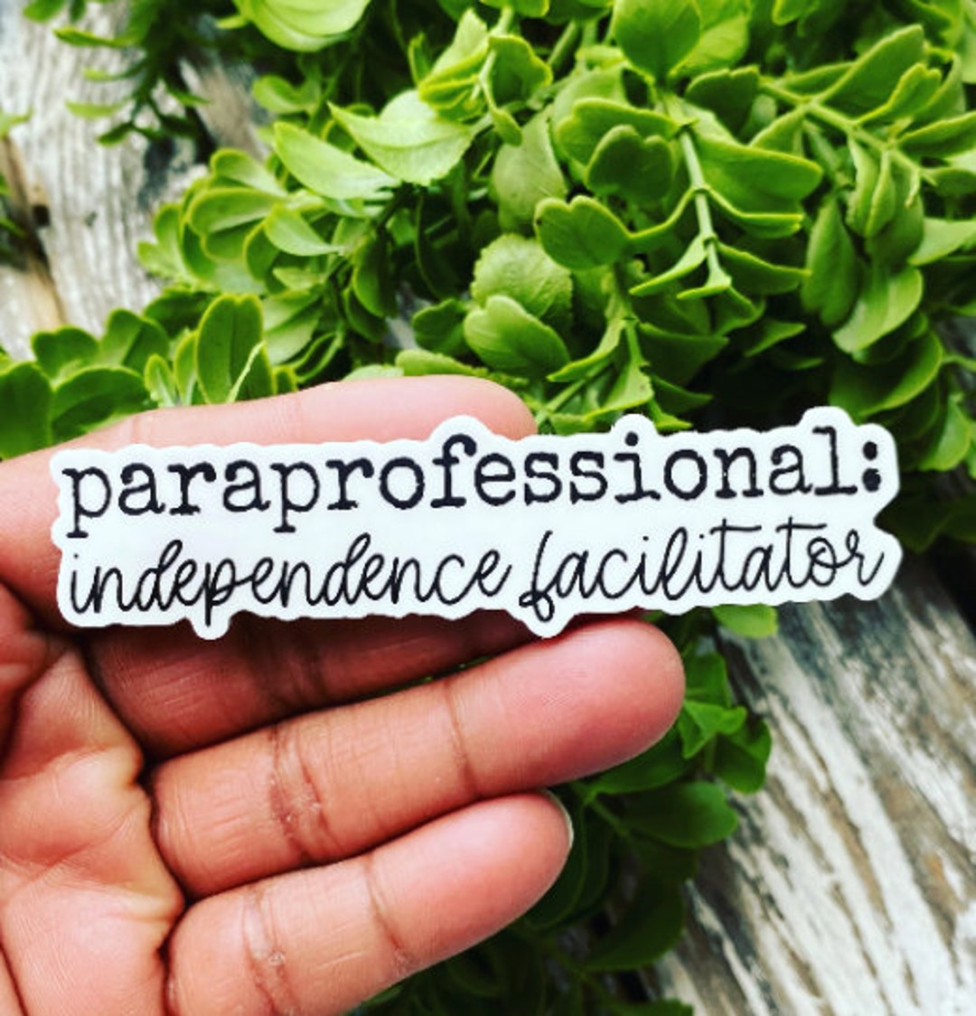 Paraprofessional Sticker Paraprofessional Gift Gift for - Etsy